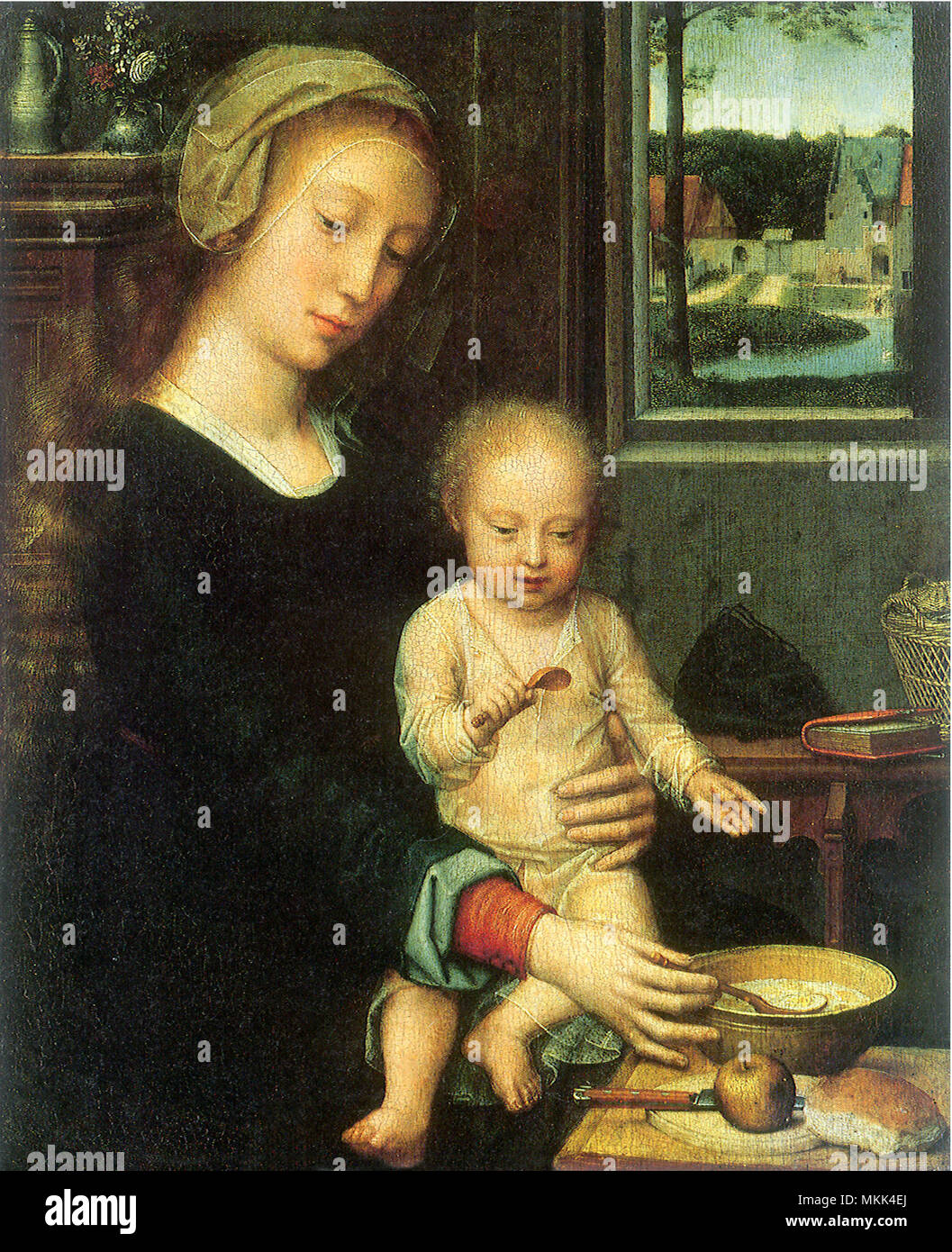 The Virgin and Child Stock Photo - Alamy