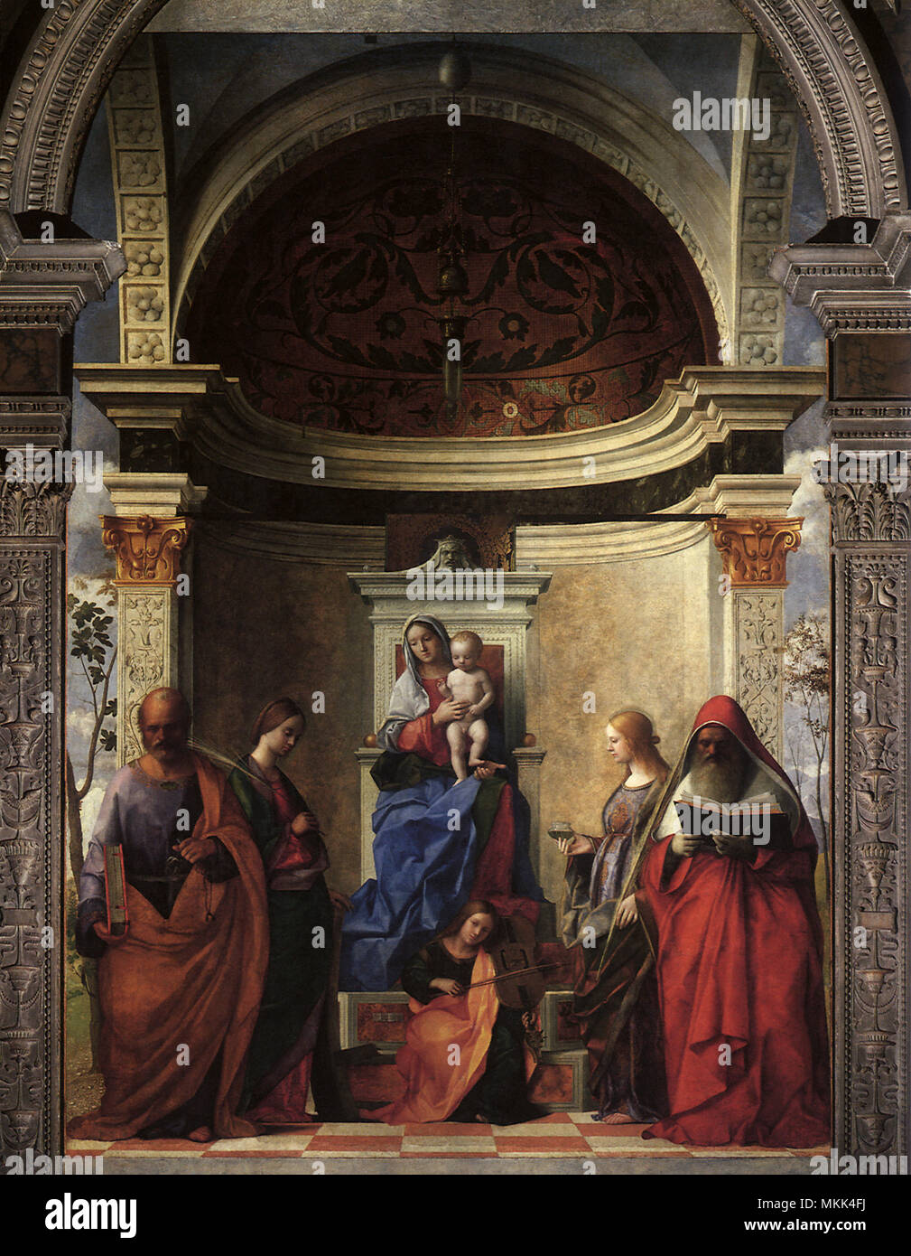 Child enthroned hi-res stock photography and images - Alamy