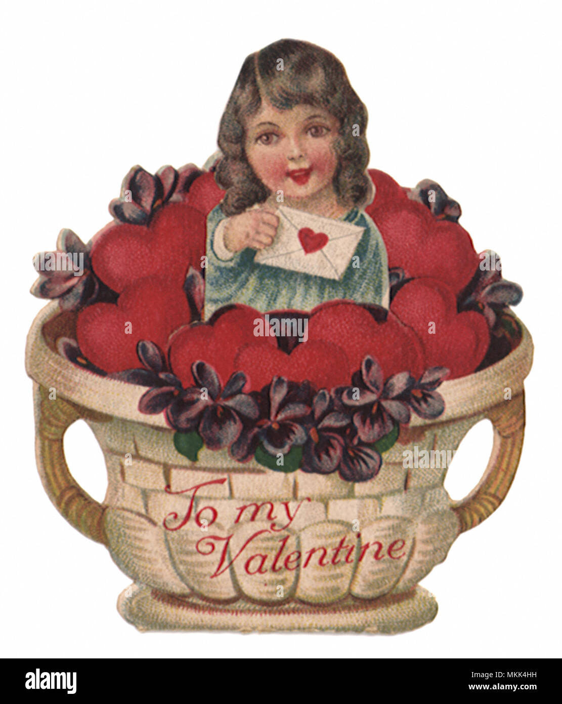 Heart greetings Cut Out Stock Images & Pictures - Alamy