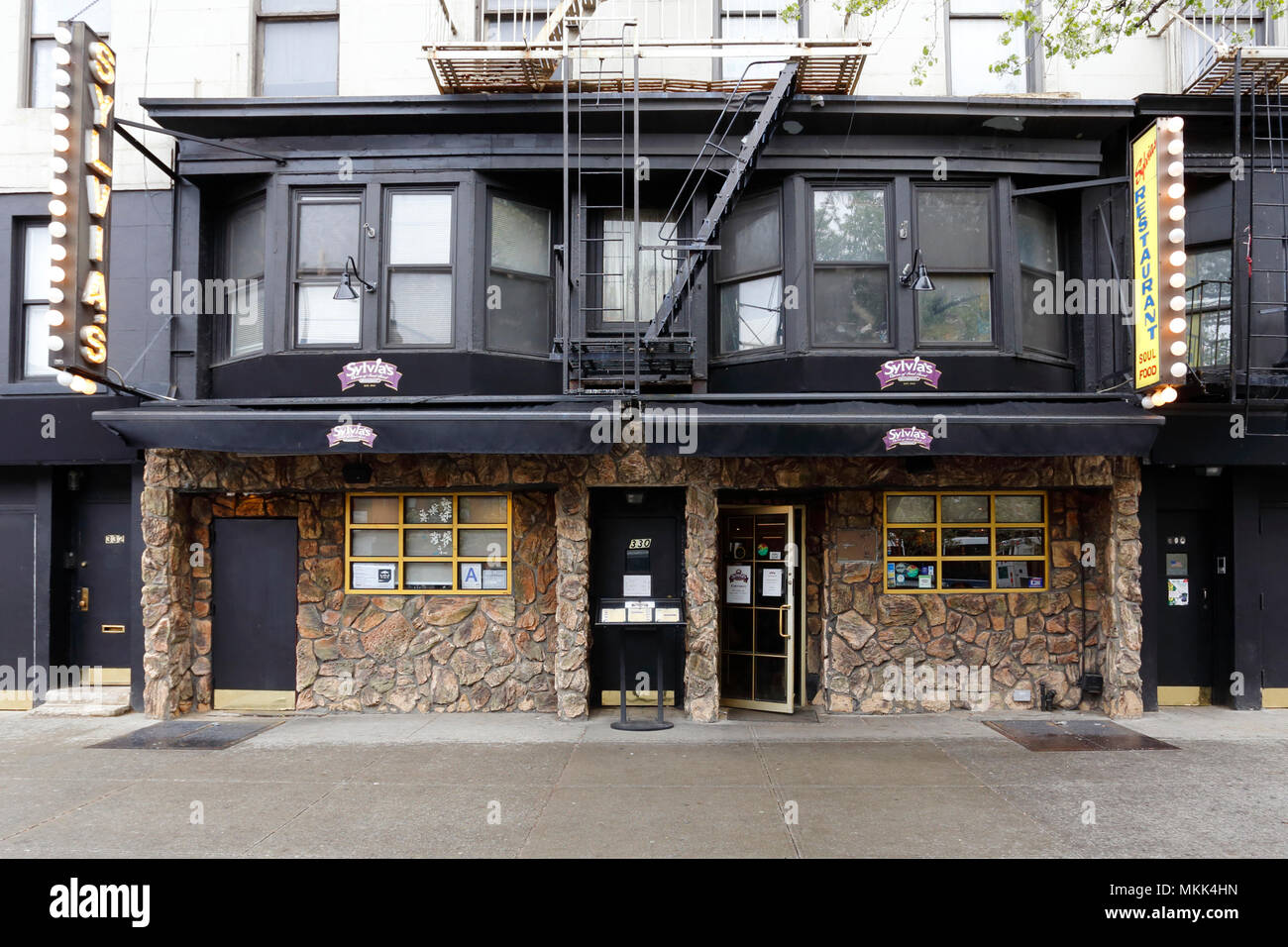 Sylvia's Restaurant, 328 Malcolm X Blvd, New York, NY. exterior ...