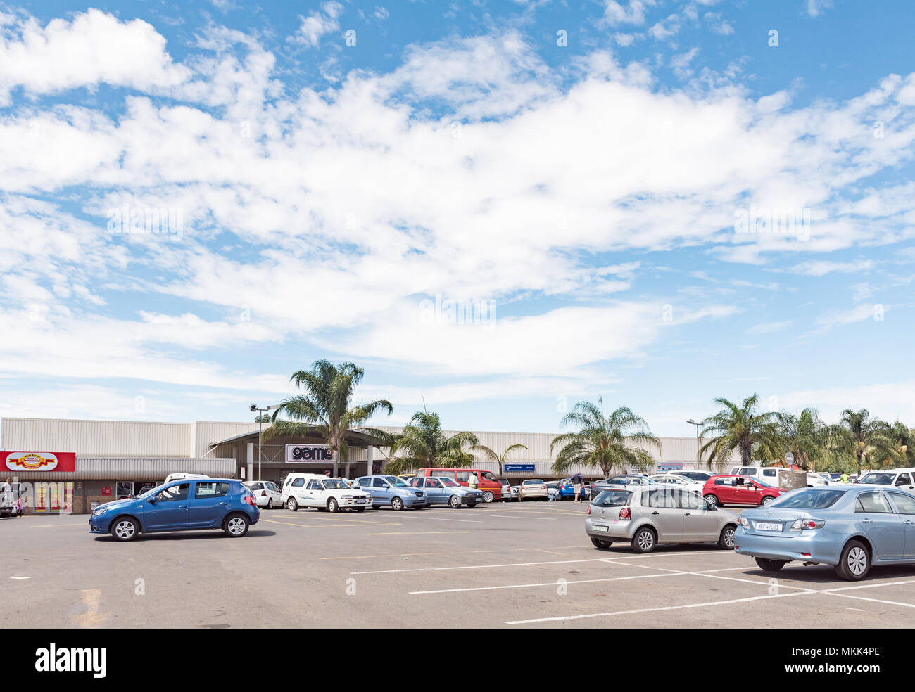LADYSMITH, SOUTH AFRICA - MARCH 21, 2018: A shopping centre in ...