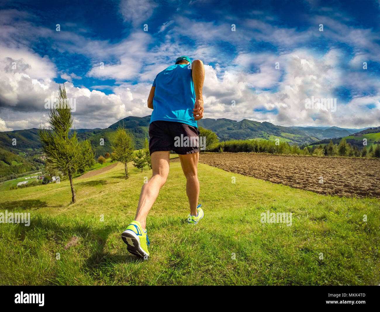 Person fell running hi-res stock photography and images - Alamy