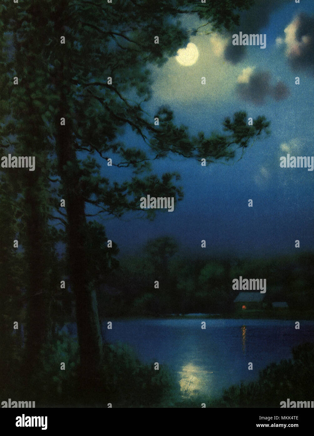 Moonlight on water hi-res stock photography and images - Alamy