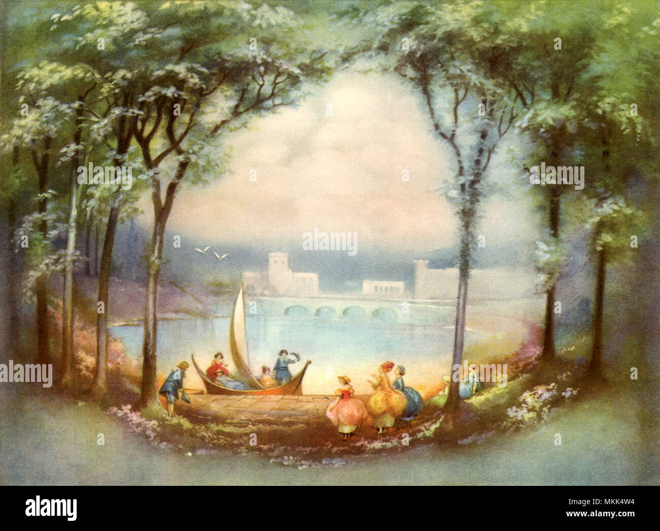 Luminous lake scene hi-res stock photography and images - Alamy