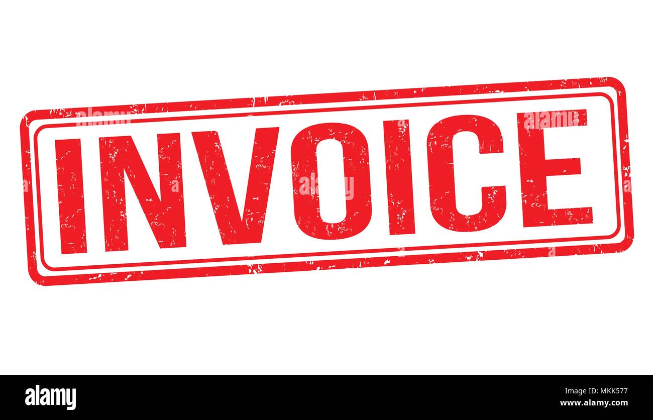 Paid stamp on invoice Stock Vector Images - Alamy