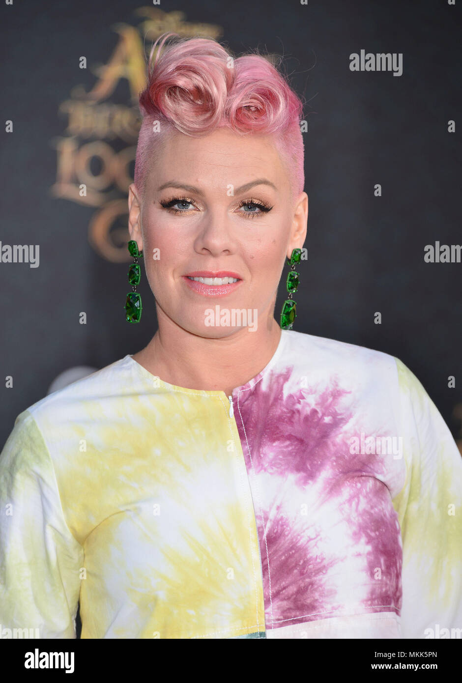 Pink 208 at the Alice Through the Looking Glass Premiere at the El ...