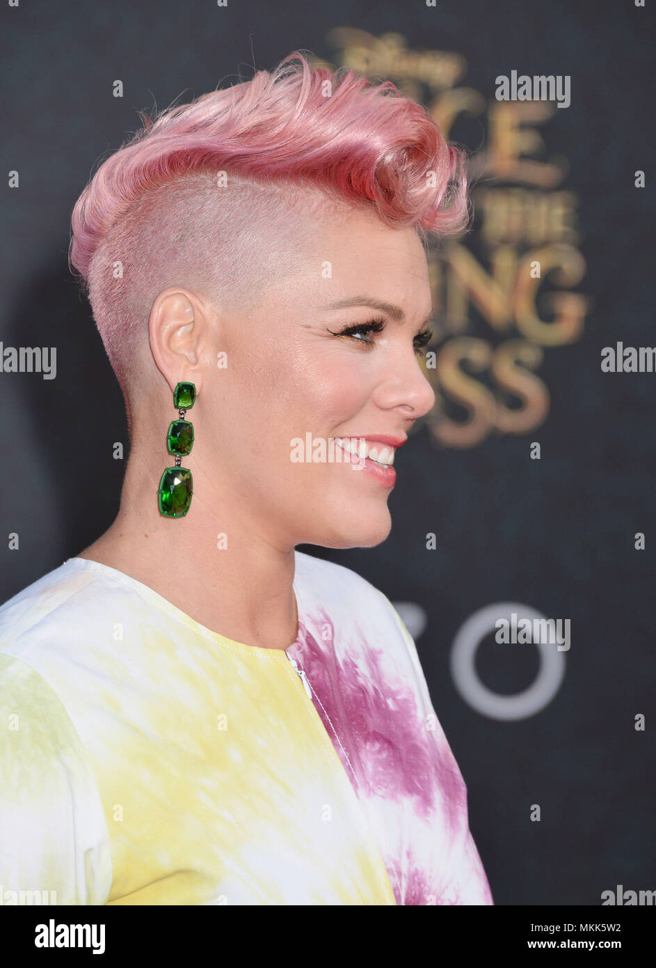 Pink 213 at the Alice Through the Looking Glass Premiere at the El ...