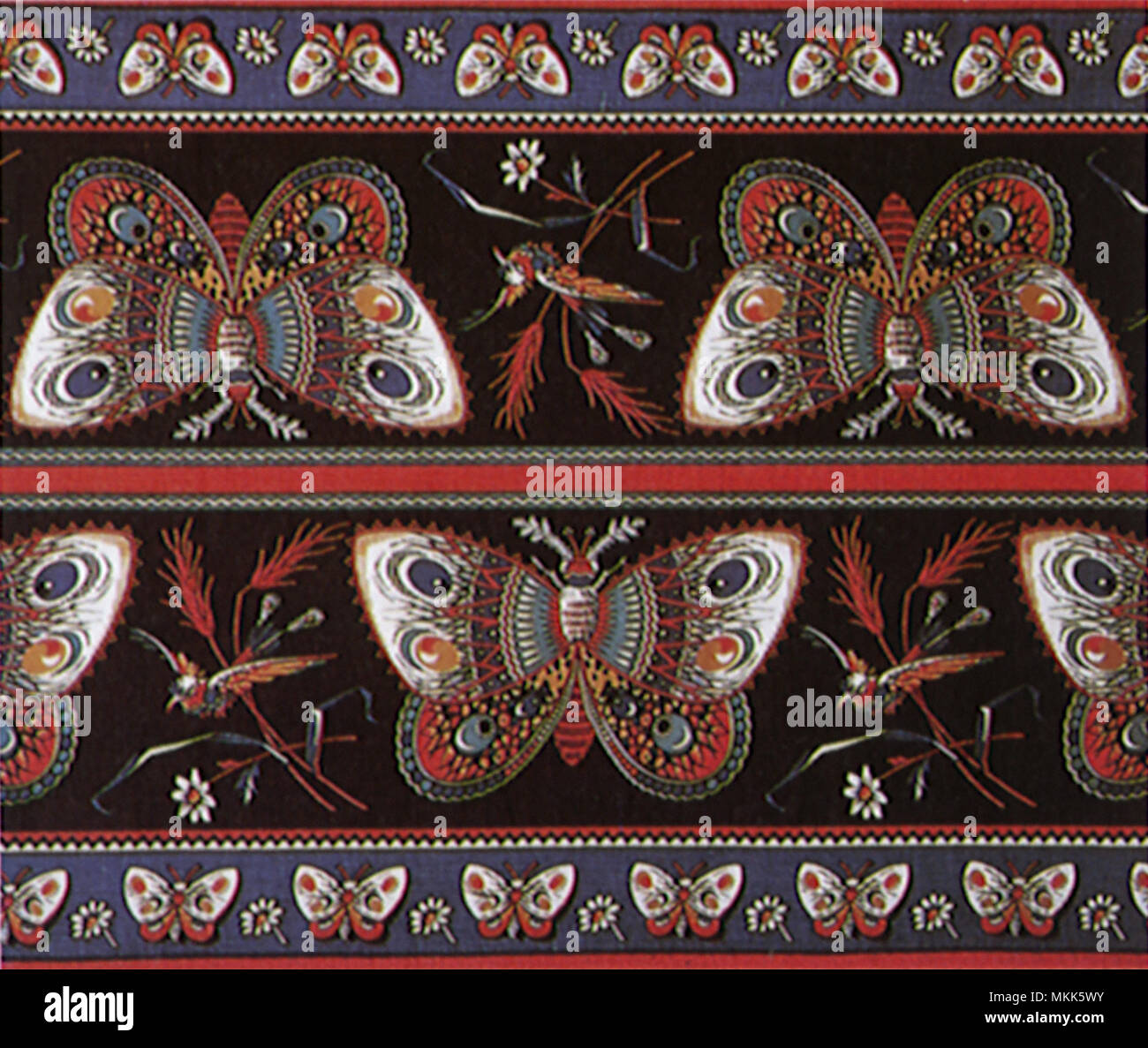 Butterfly pattern wallpaper hi-res stock photography and images - Alamy