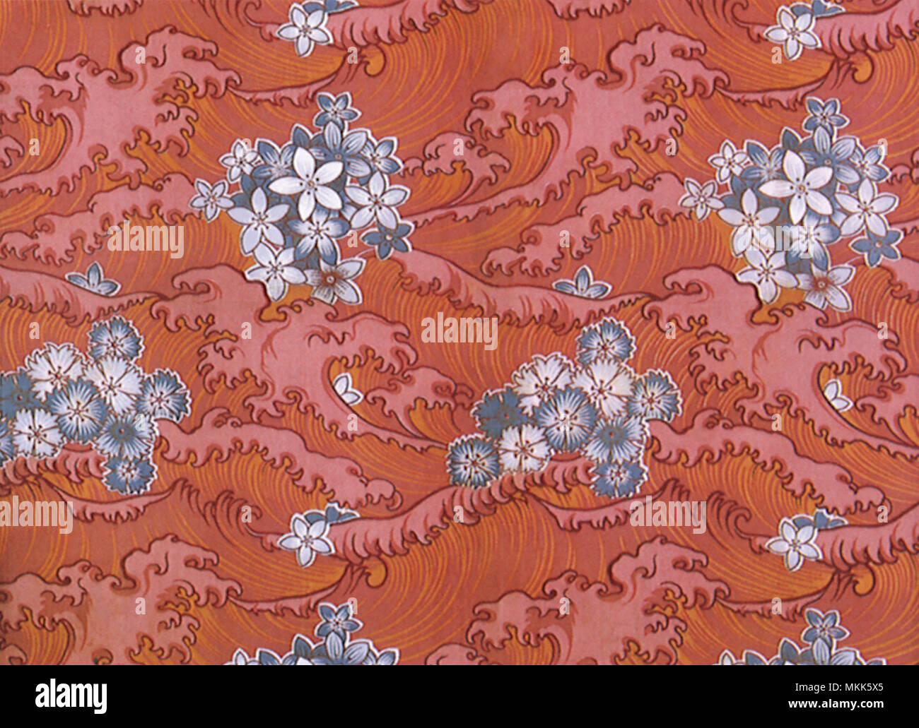 Waves and Flowers Stock Photo - Alamy