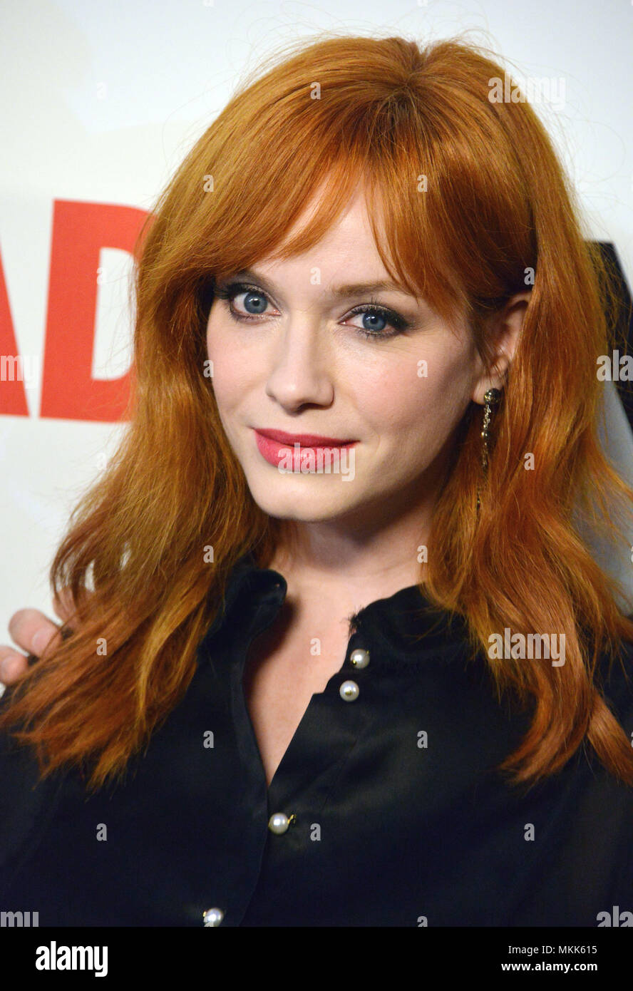 Christina Hendricks at the Mad Men Final Season Premiere at the ...