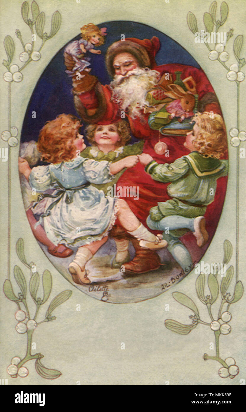 Ring Around Santa Stock Photo - Alamy