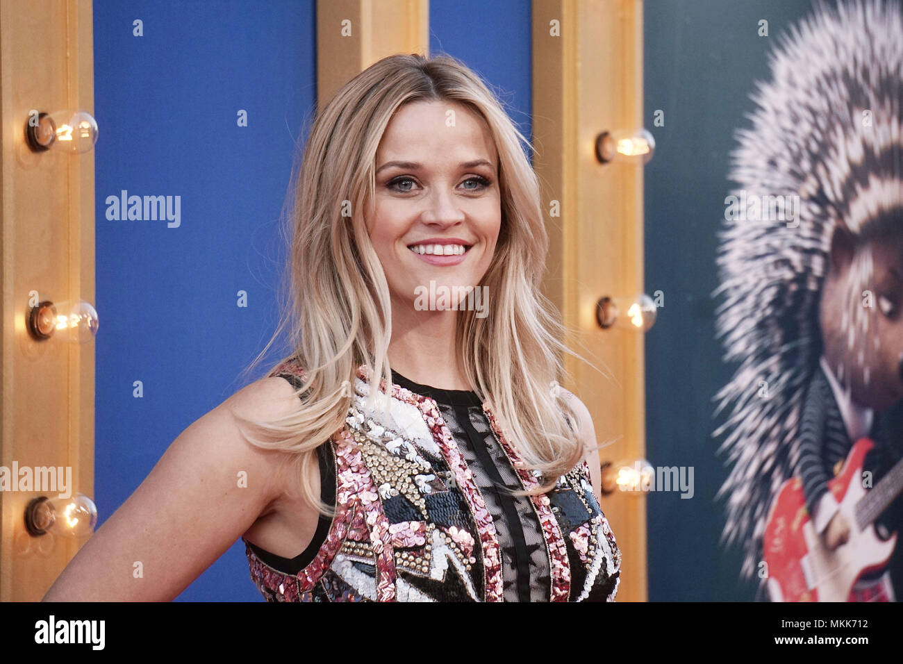 Reese Witherspoon 133 at the Sing Premiere at the Microsoft Theatre in ...
