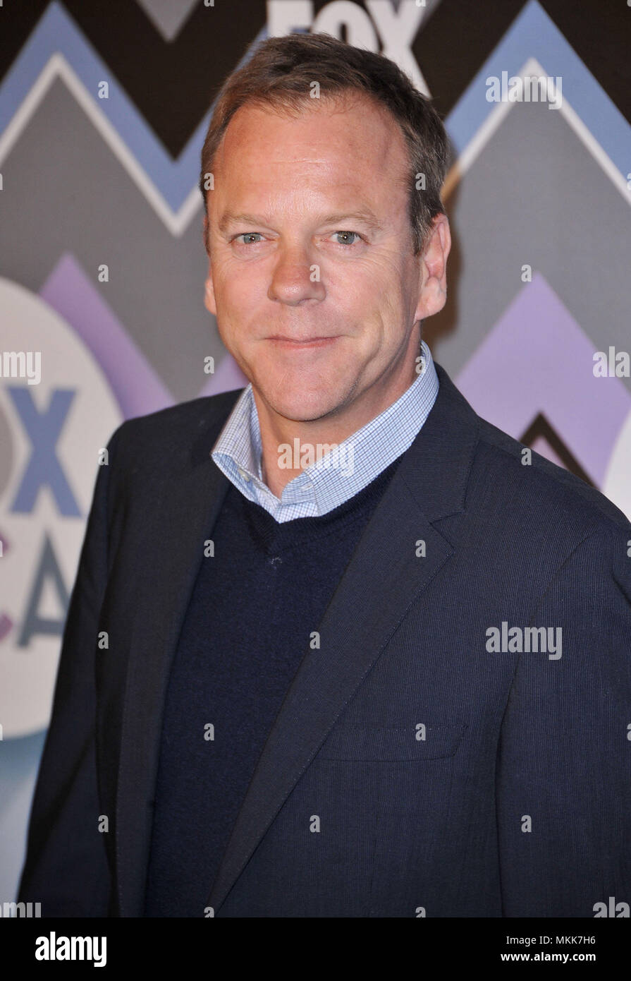 Kiefer Sutherland arriving at the tca FOX All Star Party at the Langham ...