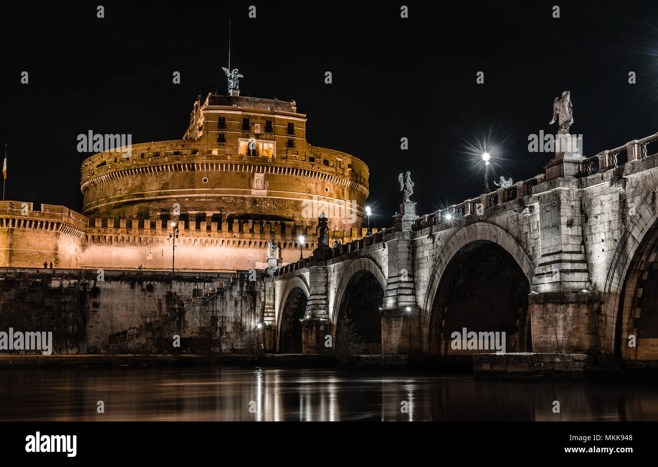 Castle Sant'Angelo Rome Stock Photo - Alamy