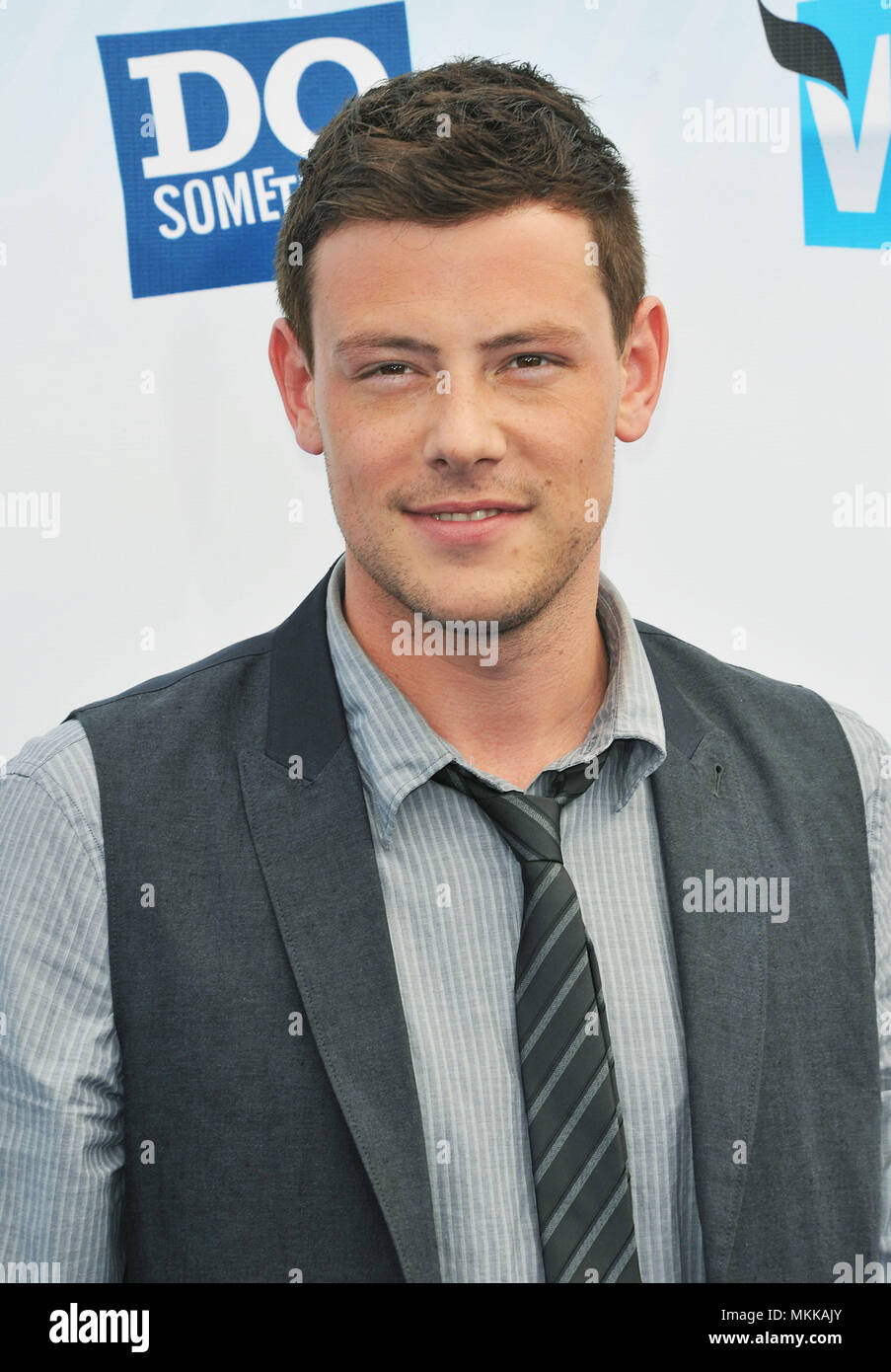 Cory Monteith at the 2012 Do Something Awards at the Barker Hangar in ...