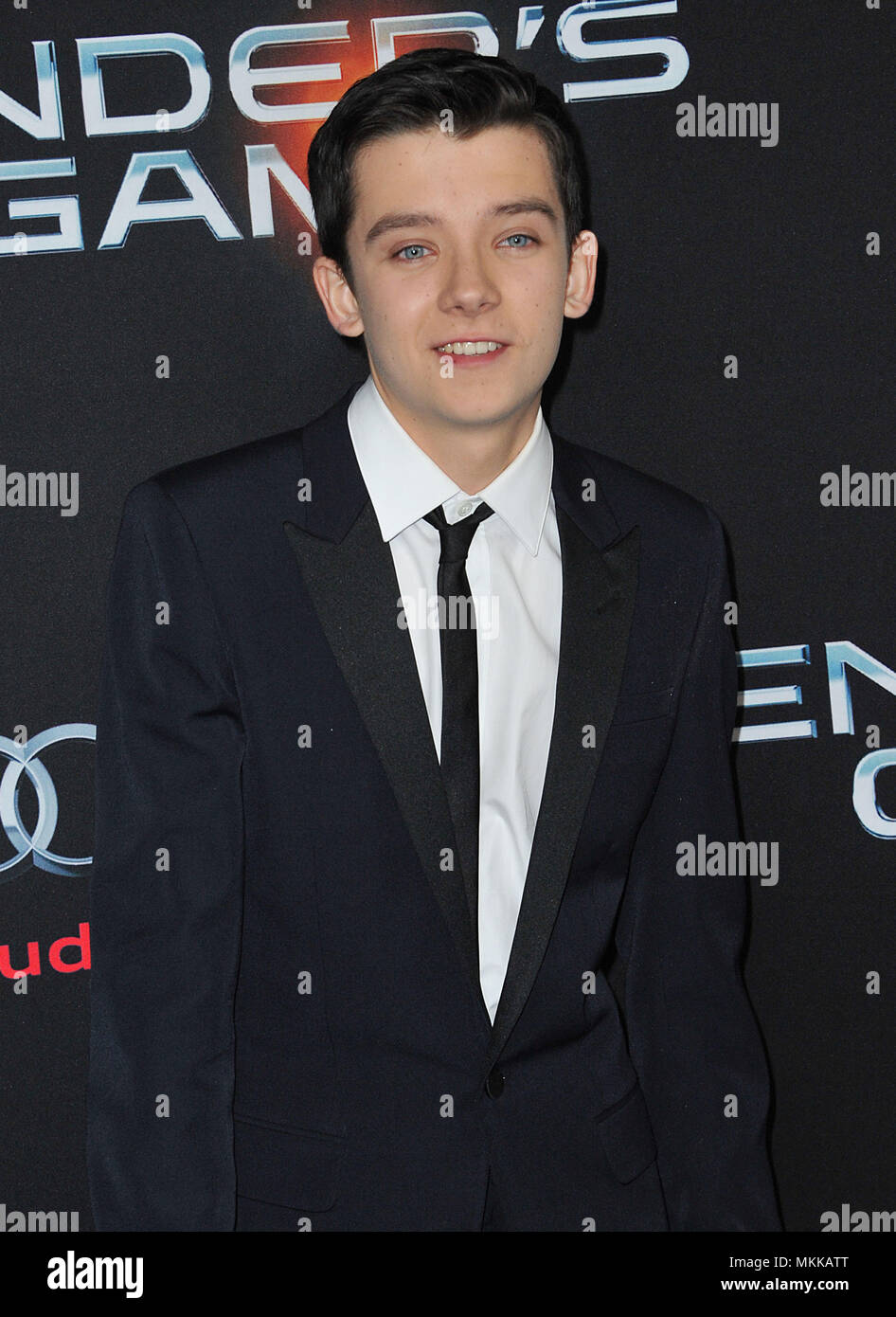 Asa Butterfield at the Ender s Game Premiere at the Chinese Theatre in ...