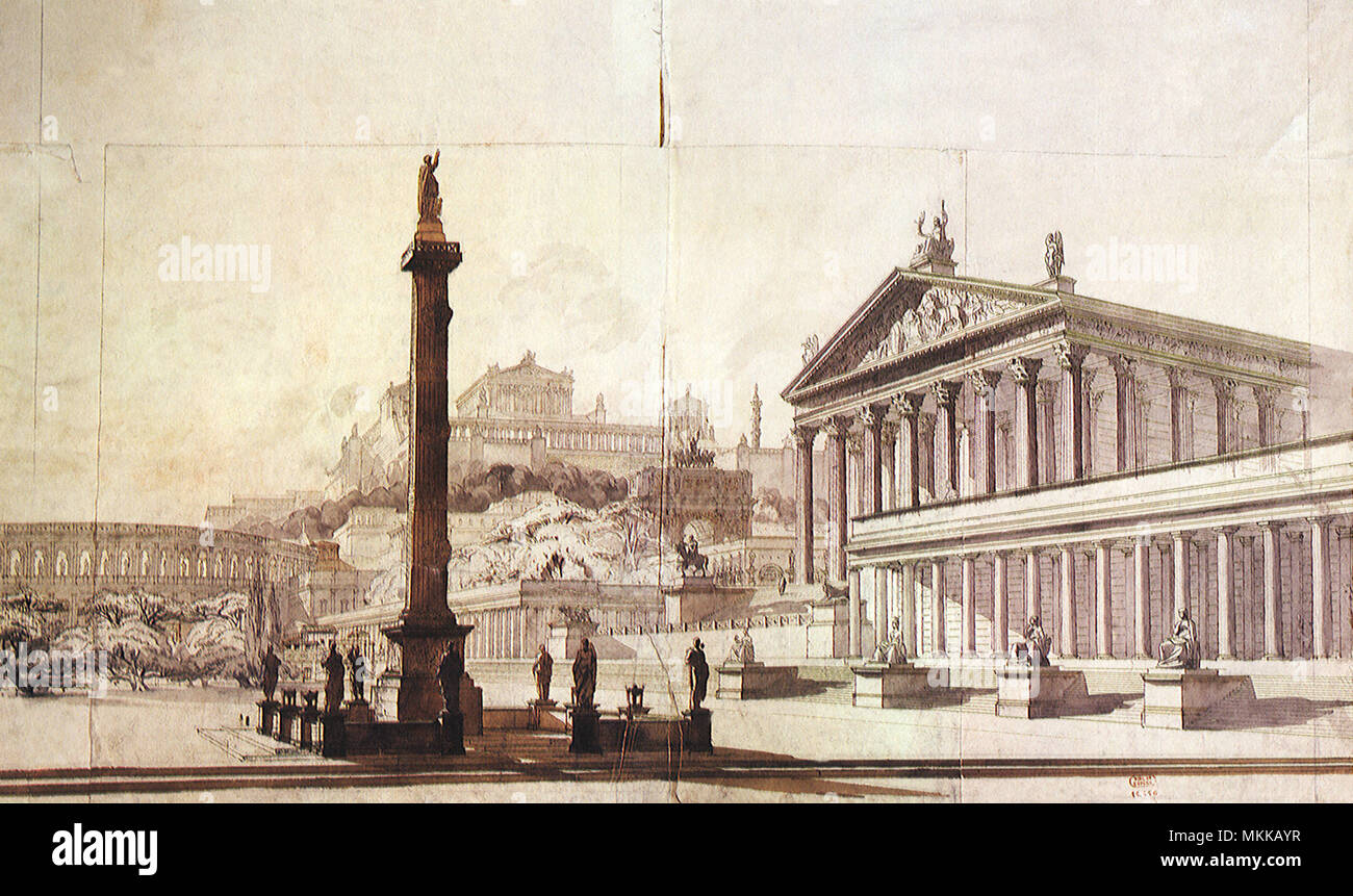 Classical architecture drawing hi-res stock photography and images - Alamy