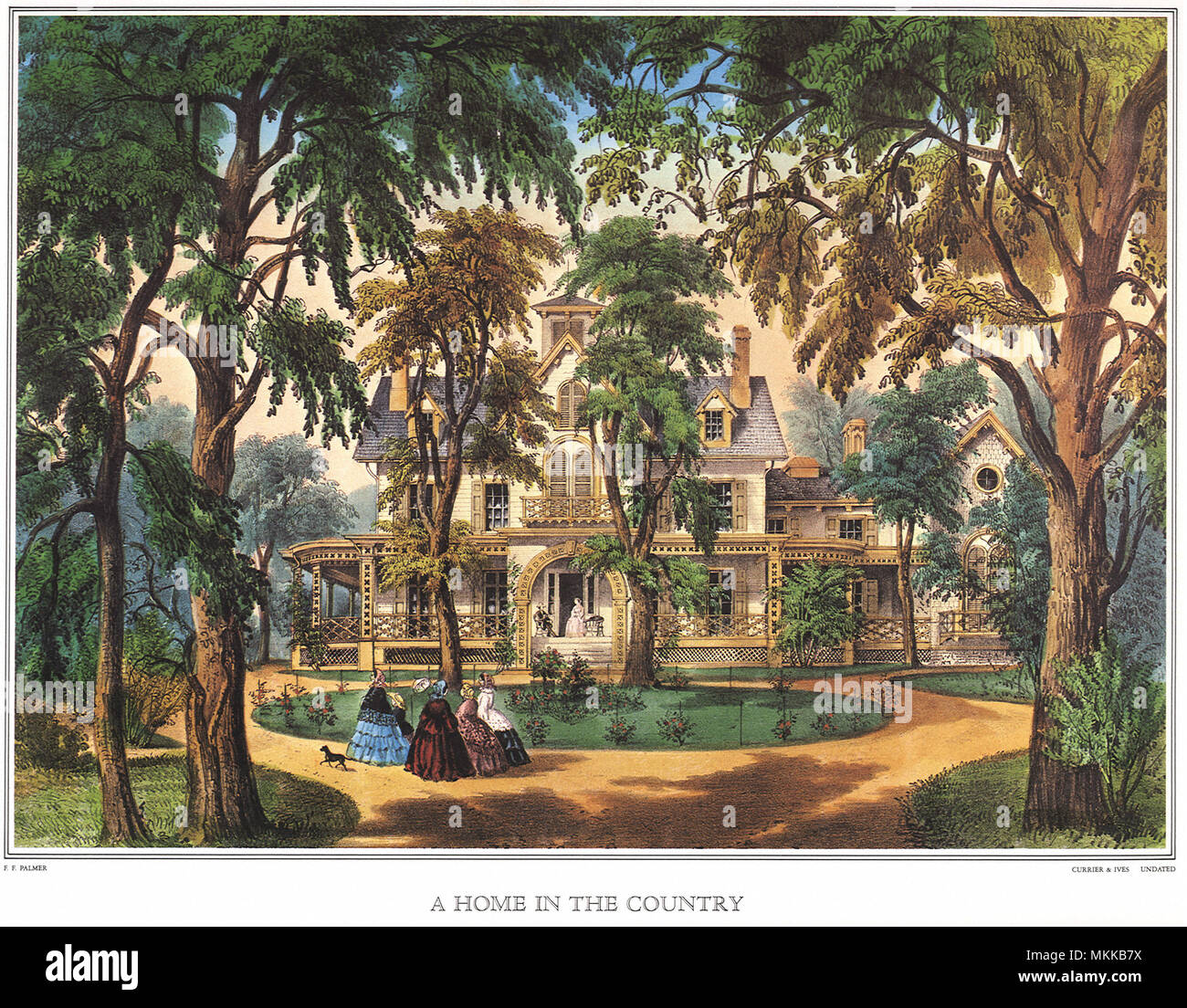 Home Amongst the Trees Stock Photo - Alamy