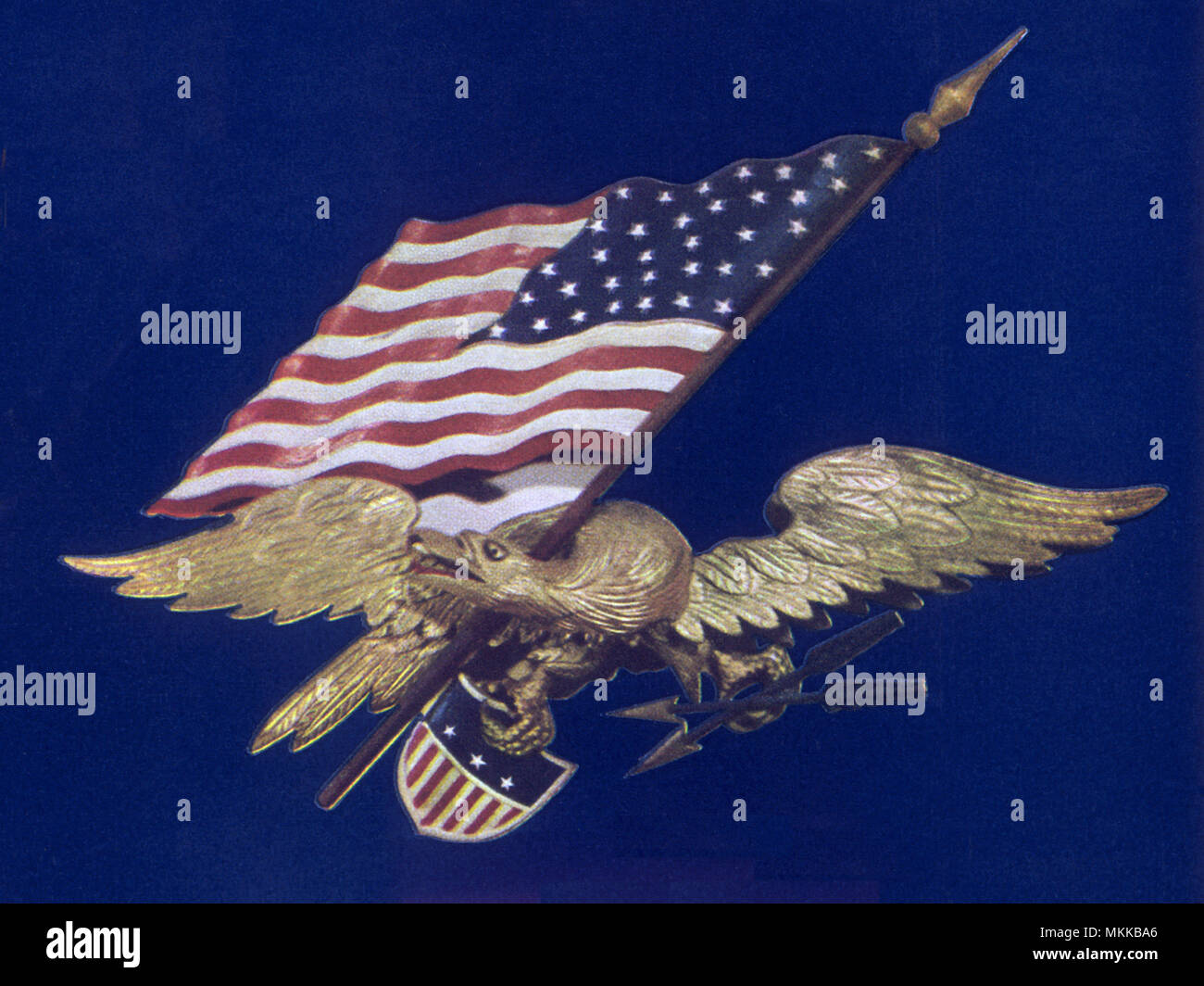 Eagle flag hi-res stock photography and images - Alamy