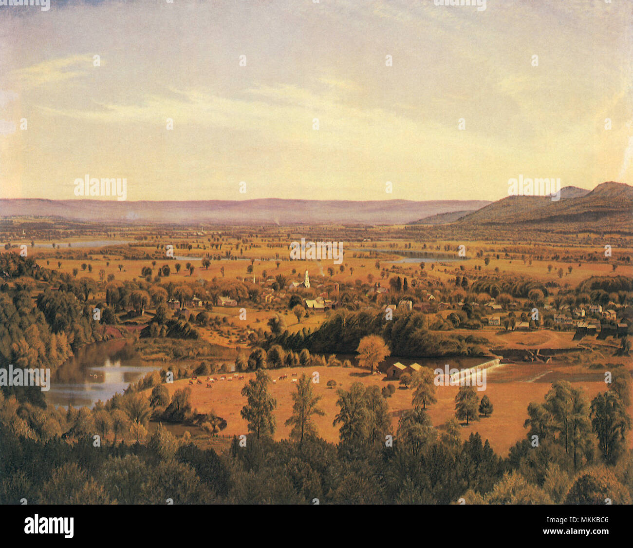 Small Town, Plains Stock Photo - Alamy