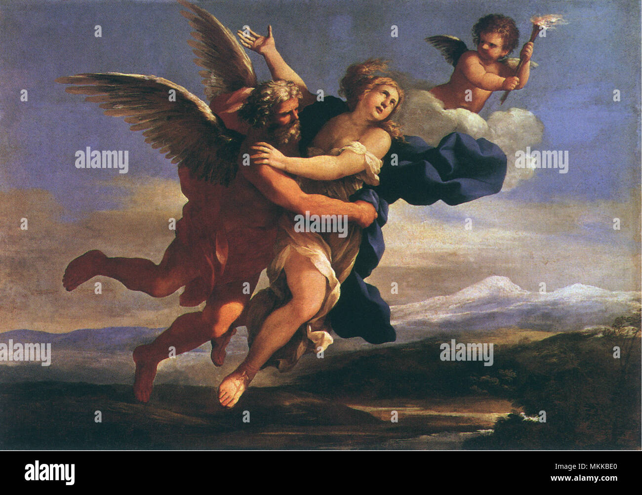 Boreas' Abduction of Oreithyia Stock Photo - Alamy