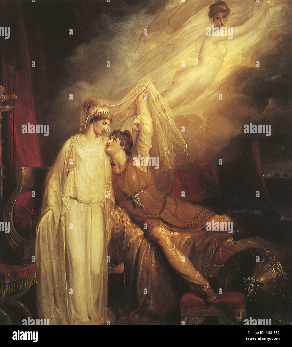 Reconciliation of Helen and Paris Stock Photo - Alamy