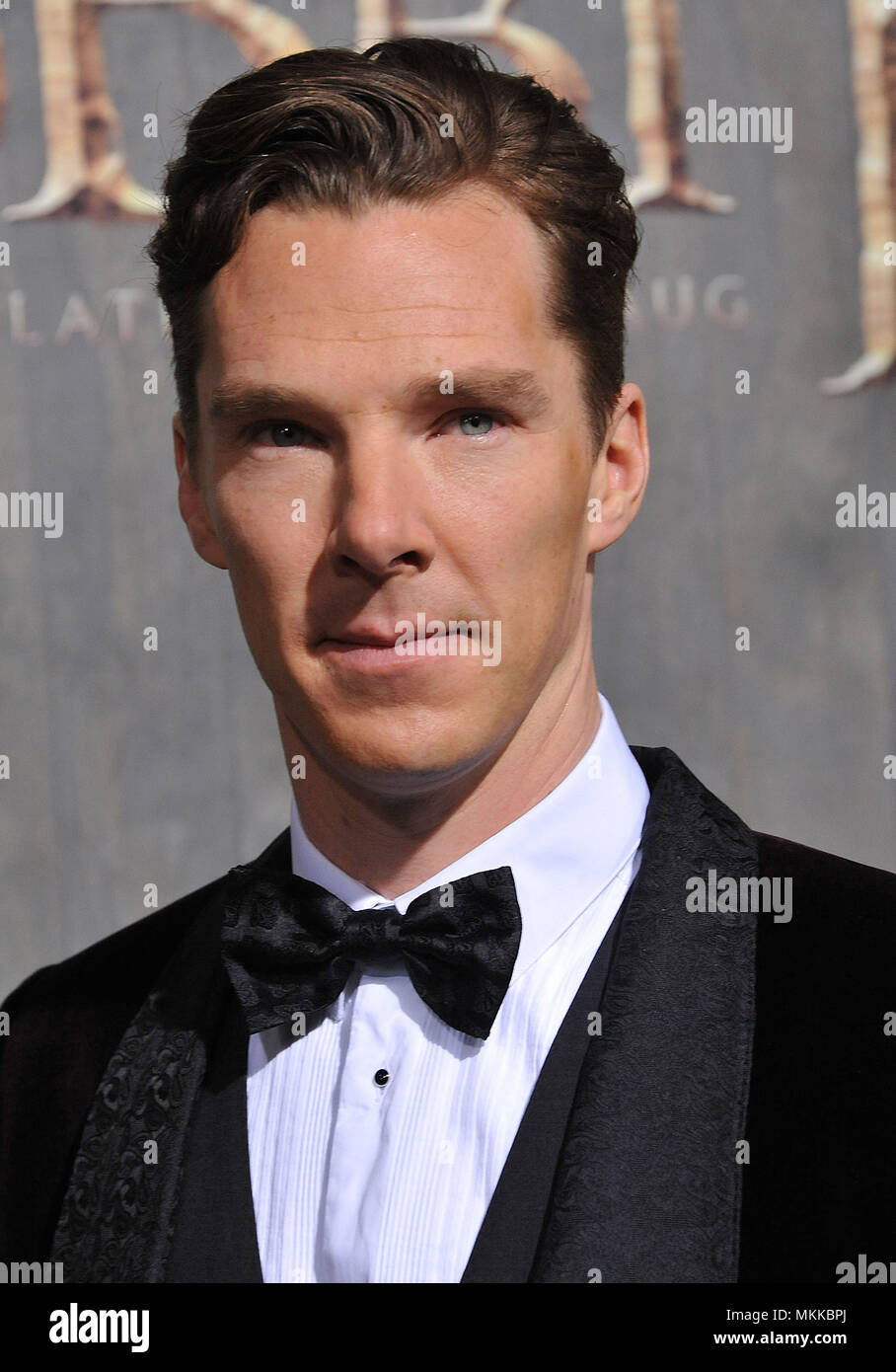 Benedict Cumberbatch arriving at The Hobbit Premiere at the Dolby ...