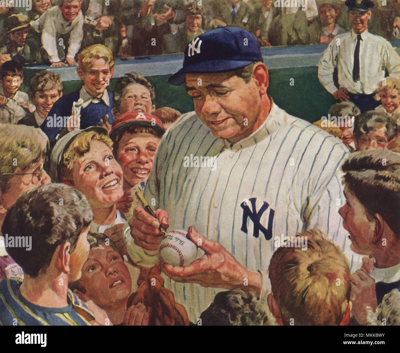 Ruth Signing Ball, Kids Stock Photo - Alamy