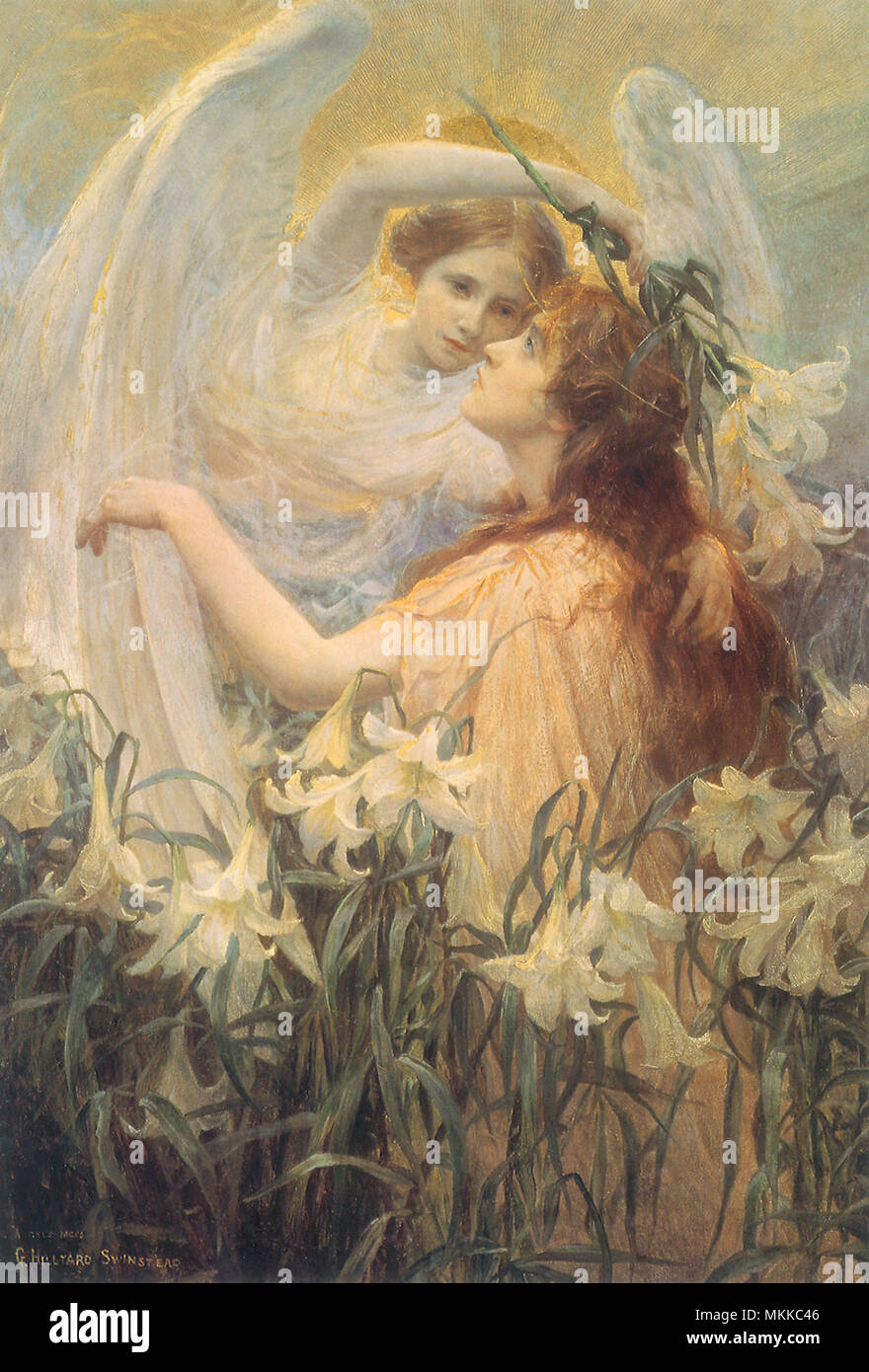 The Angel’s Message Stock Photo - Alamy