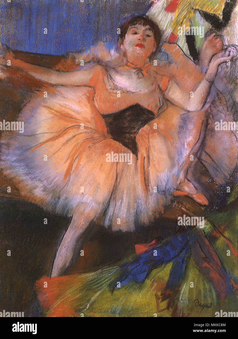 Degas dancer resting hi-res stock photography and images - Alamy