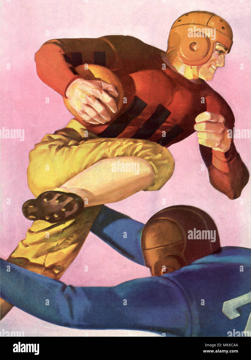 Vintage football players hi-res stock photography and images - Alamy