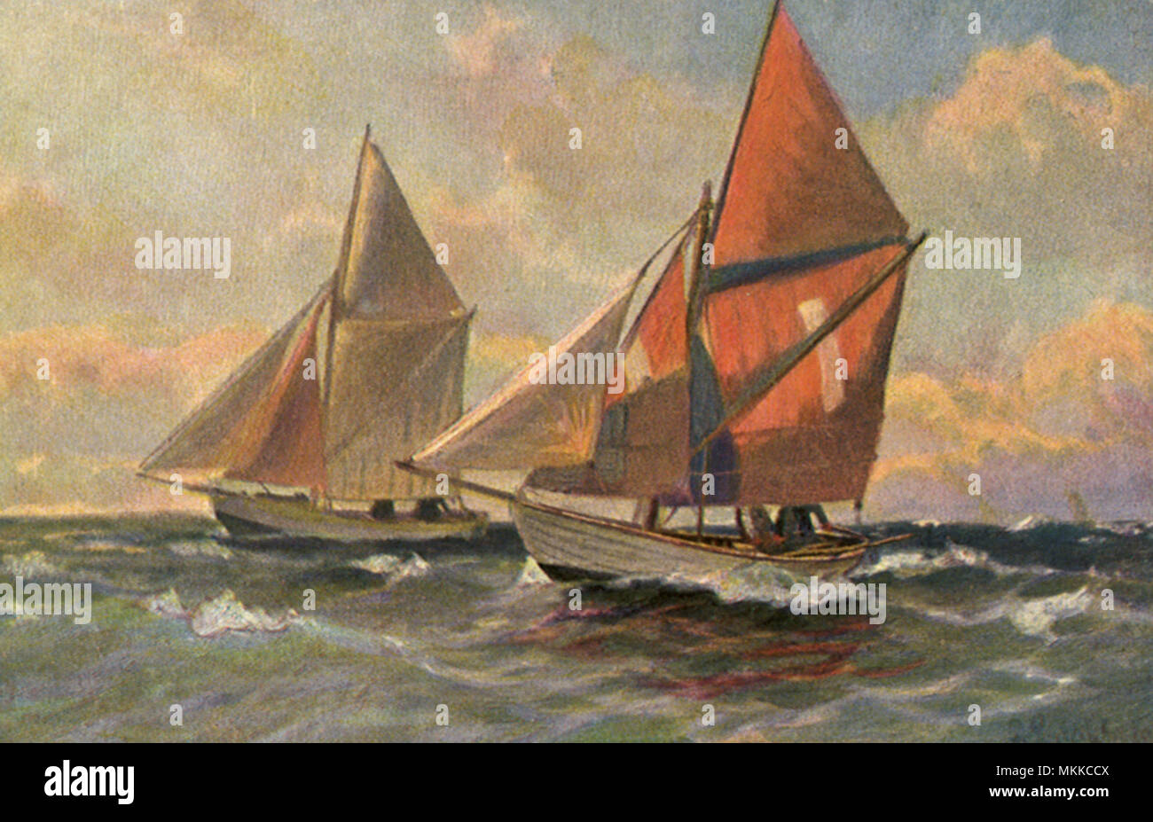 Two sailboats hi-res stock photography and images - Alamy