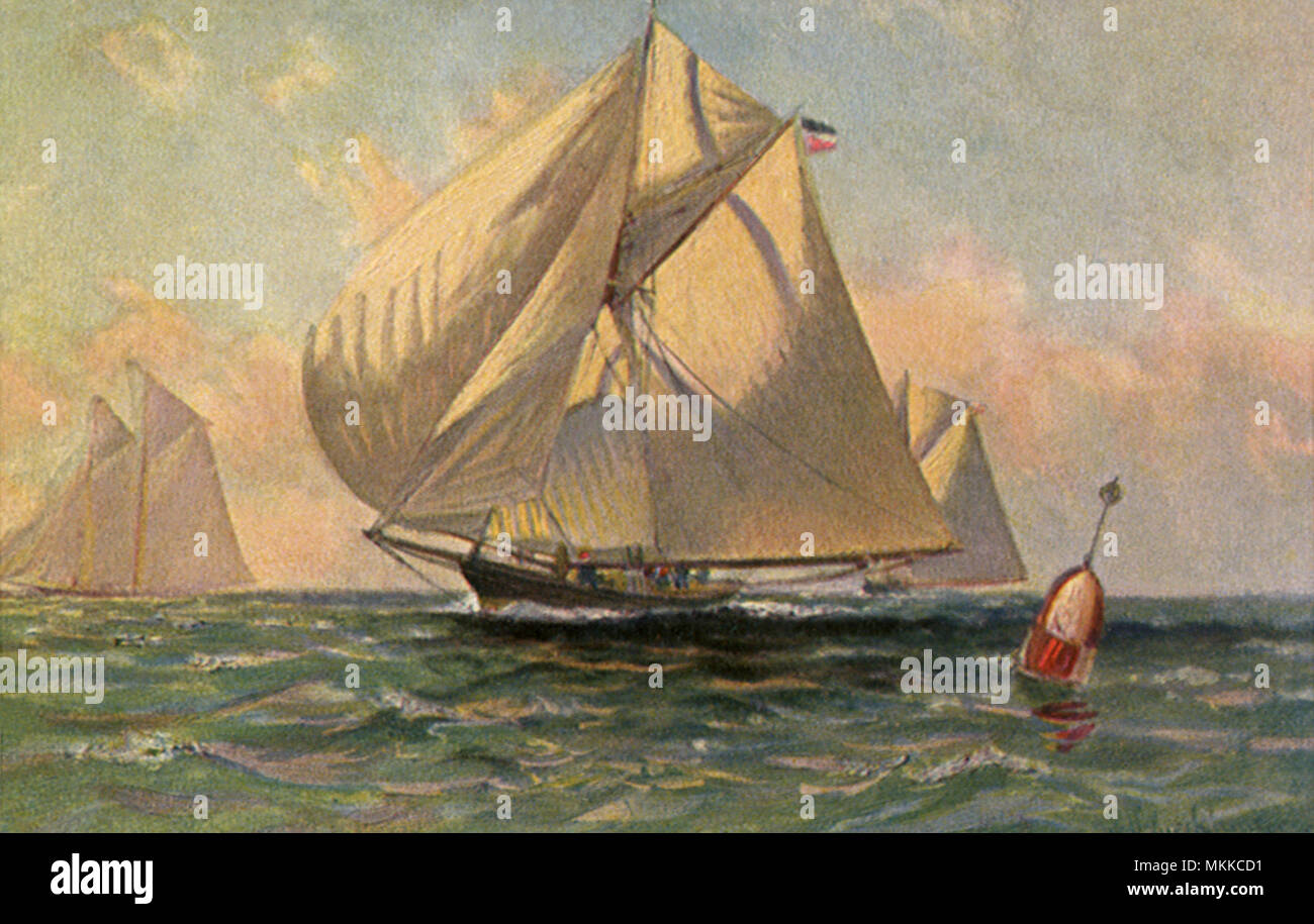 Sailing boat sails illustration hi-res stock photography and images - Alamy