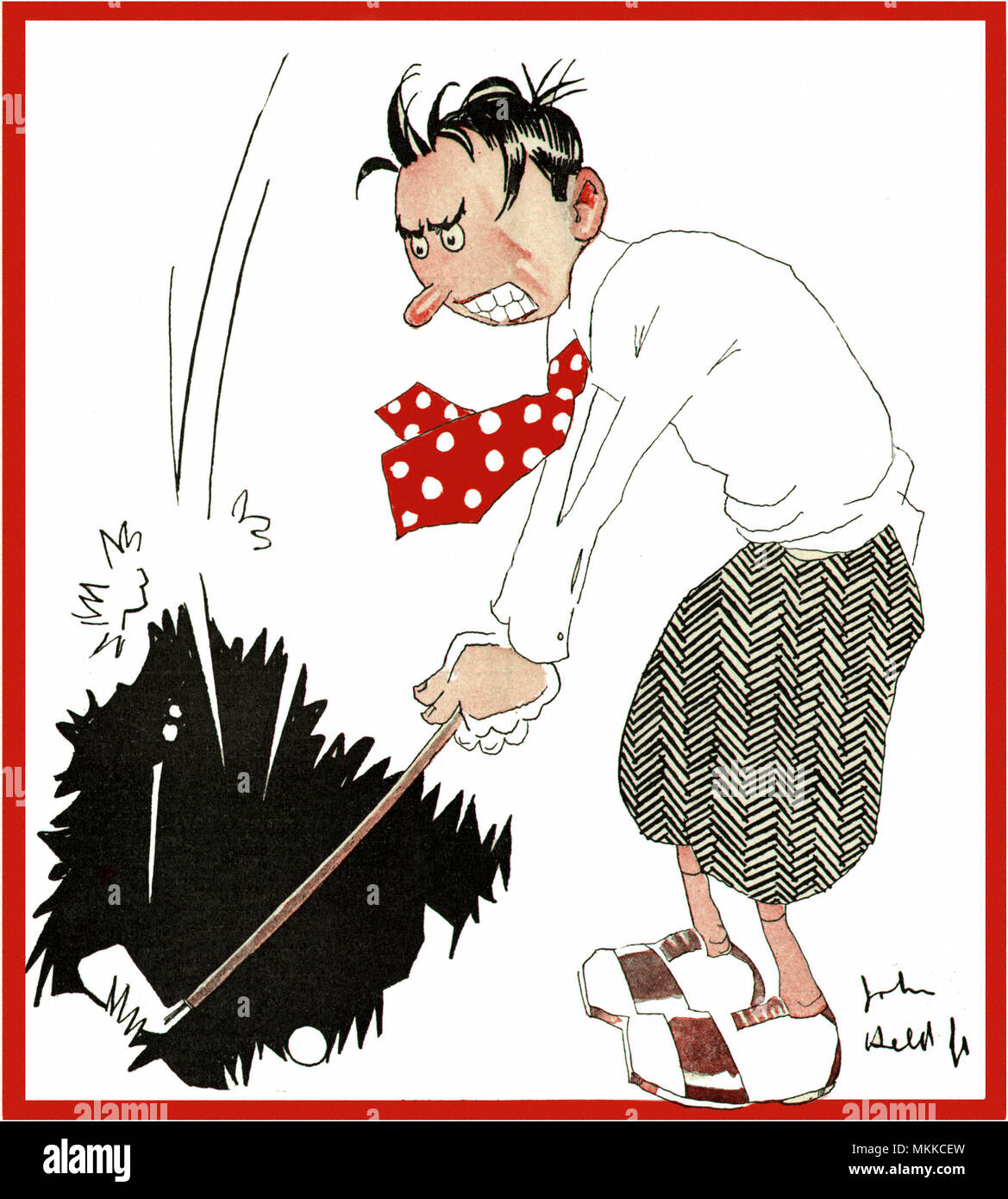 Angry golfer hi-res stock photography and images - Alamy