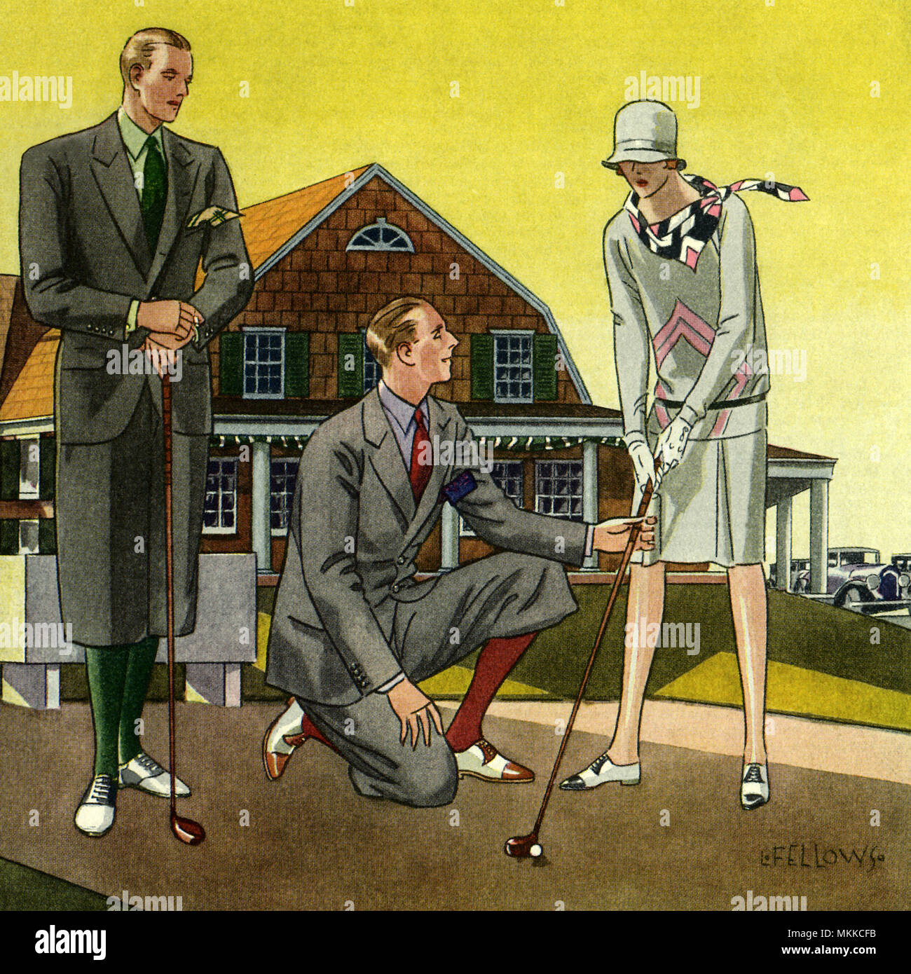 Vintage golf apparel hi-res stock photography and images - Alamy