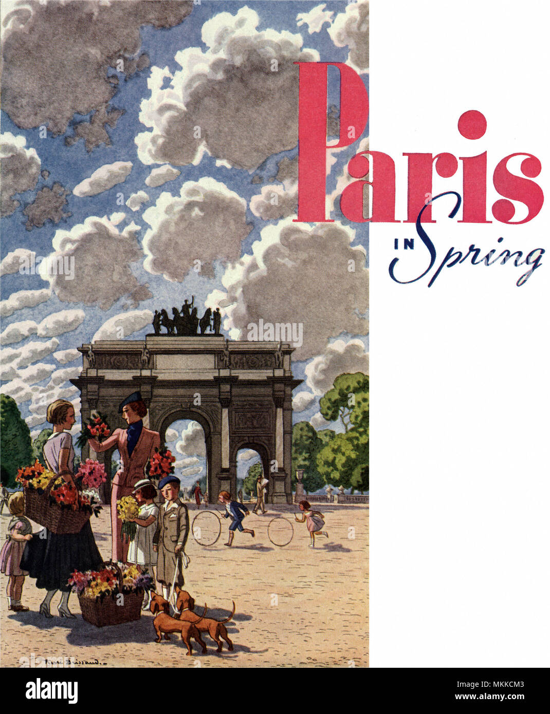 Paris travel posters hi-res stock photography and images - Alamy