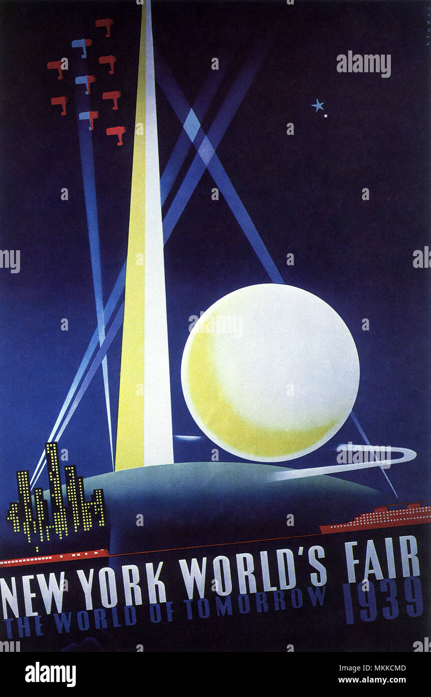 1939 new york worlds fair poster hi-res stock photography and images ...