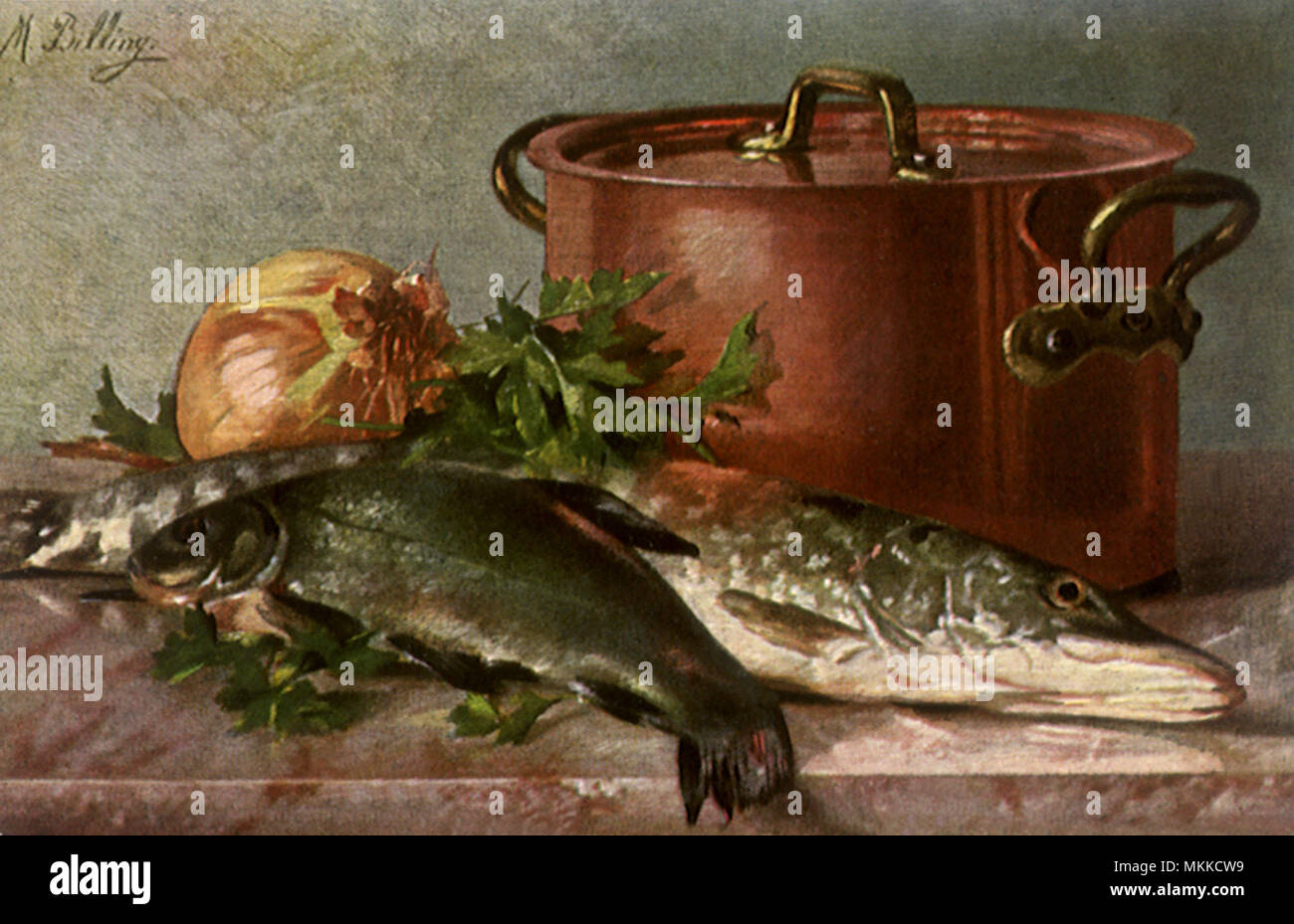 Still life with copper kettle hi-res stock photography and images - Alamy