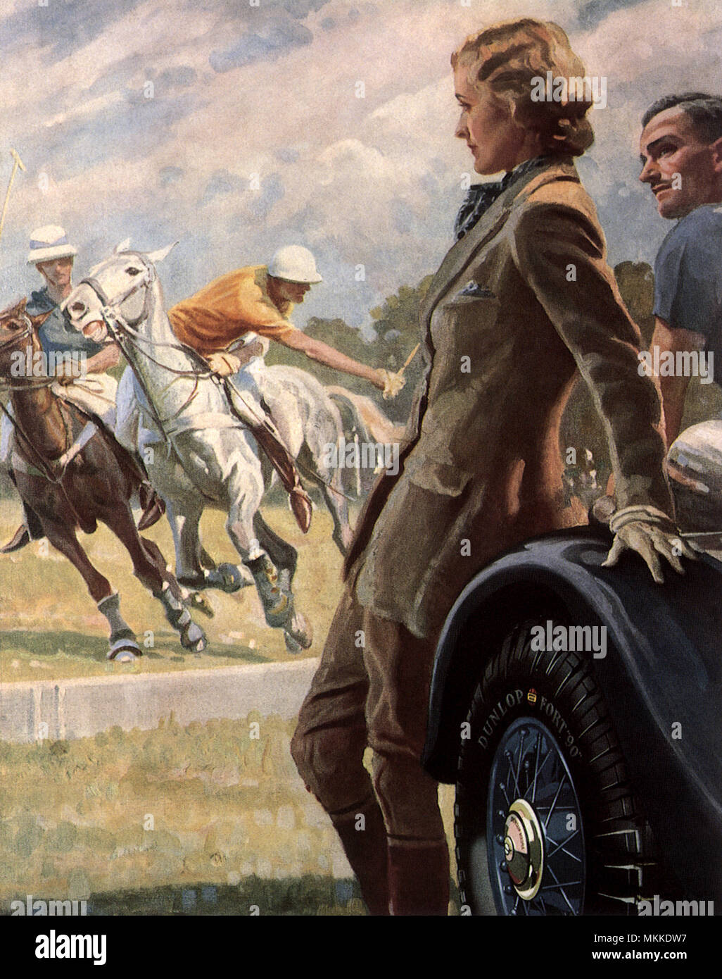 Fan Admires Polo Player Stock Photo - Alamy