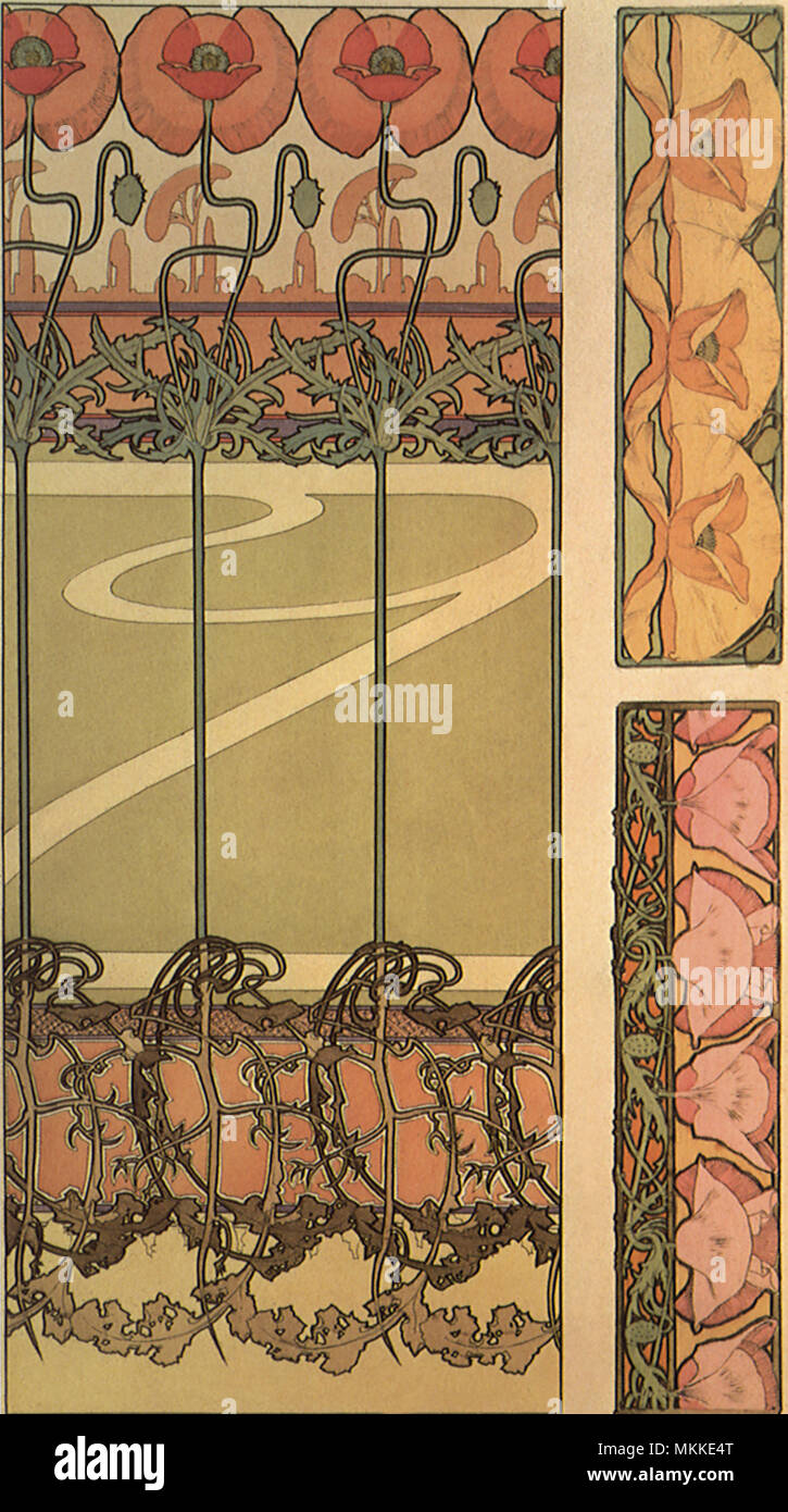 Poppy wallpaper wall hi-res stock photography and images - Alamy