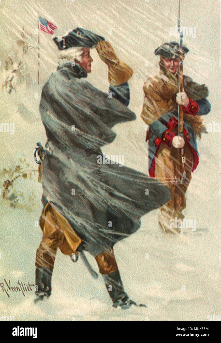 Valley forge george washington hi-res stock photography and images - Alamy