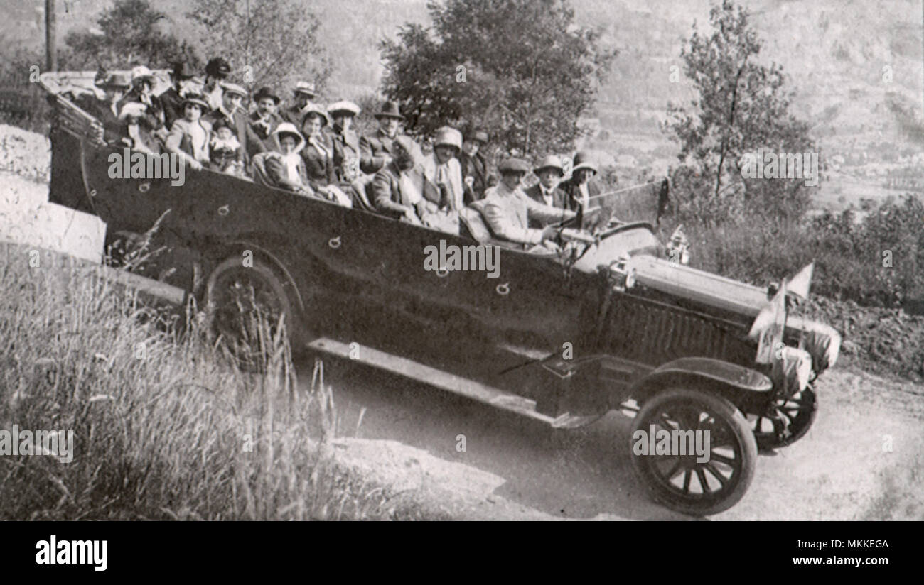 Car with Many People Stock Photo - Alamy
