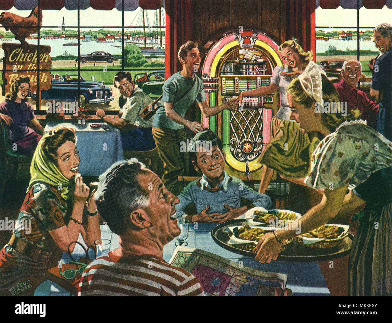 Diner foods hi-res stock photography and images - Alamy