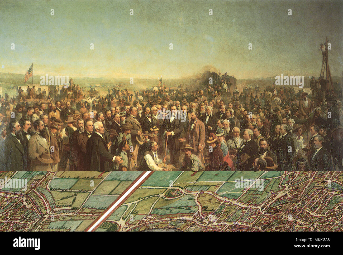 The Last Spike Stock Photo - Alamy