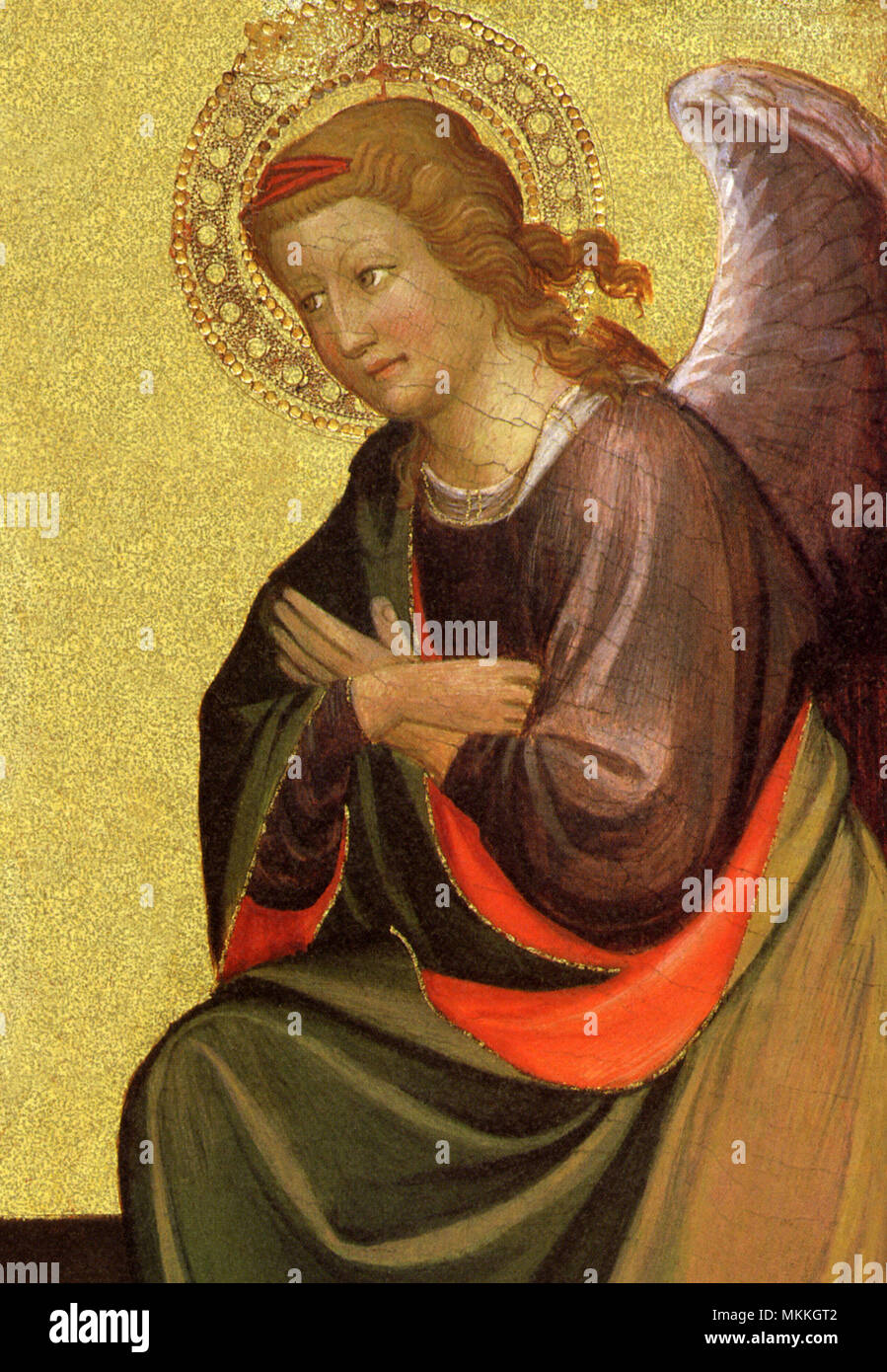 Two angels kneeling hi-res stock photography and images - Alamy