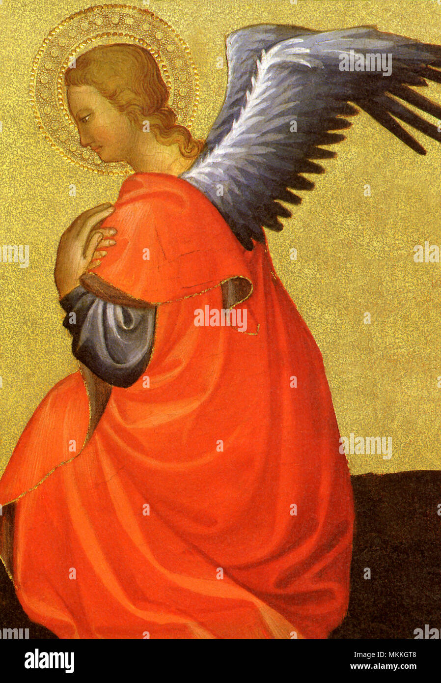 Jeremiah With Two Angels Stock Photo - Alamy