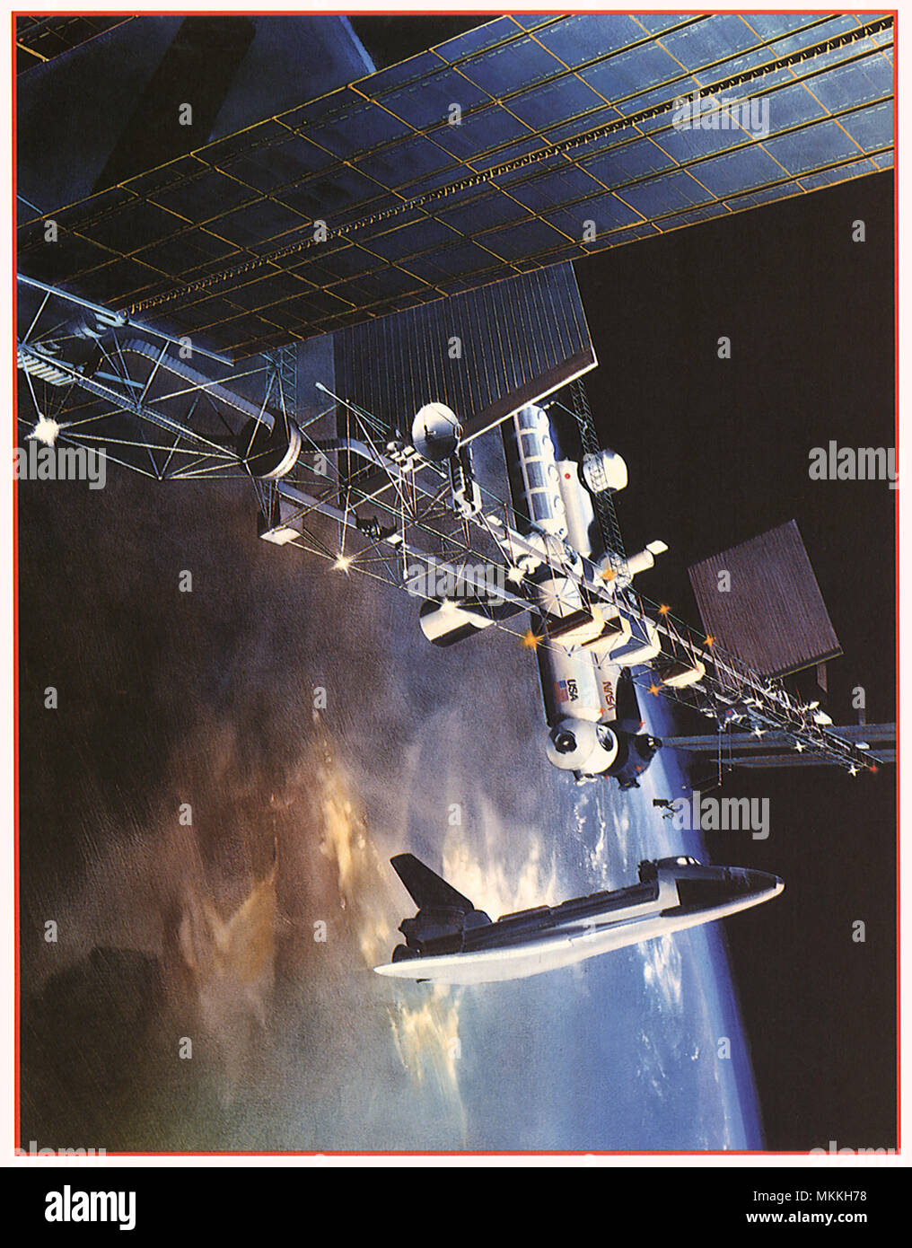 Space shuttle docking port hi-res stock photography and images - Alamy