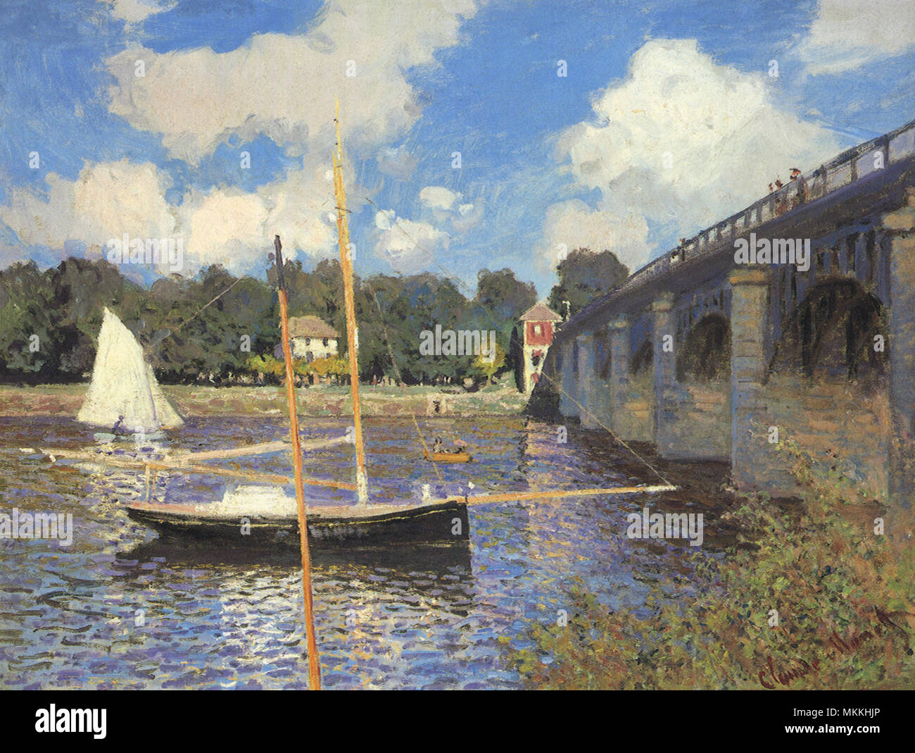 The Bridge at Argenteuil Stock Photo - Alamy