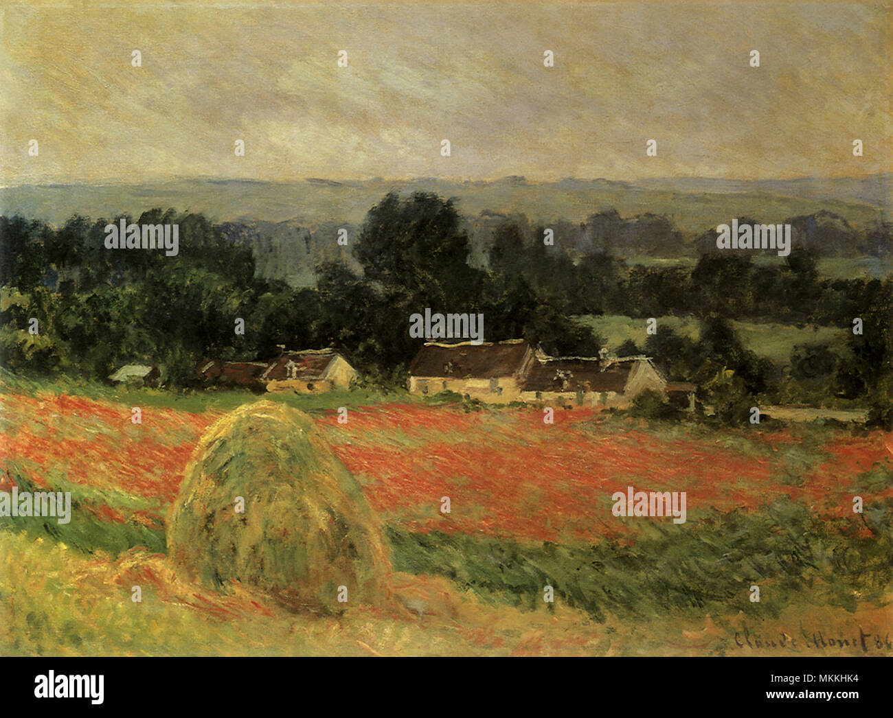 Haystack at Giverny Stock Photo - Alamy