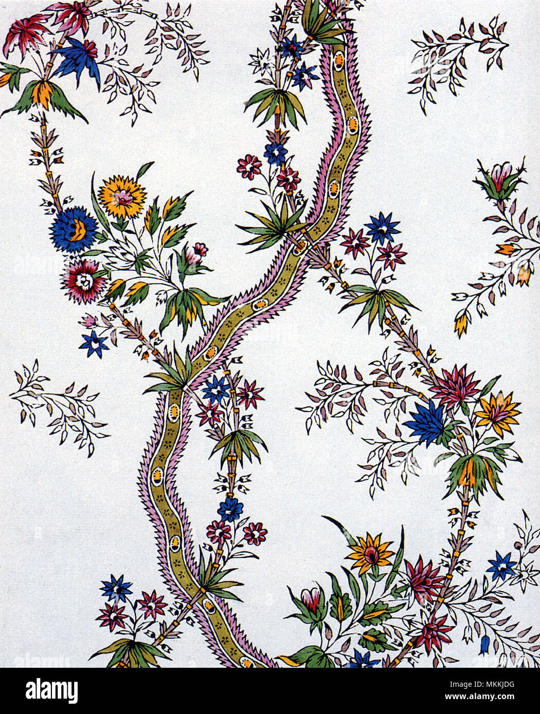 Twining Flowers and Lace Stock Photo - Alamy